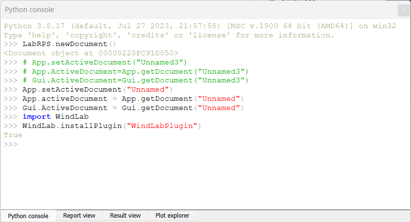 Scripting tutorial - LabRPS Documentation